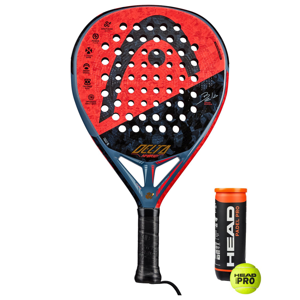 Head Delta Hybrid Graphene 360+ + Padel Pro 3B – Ongoal